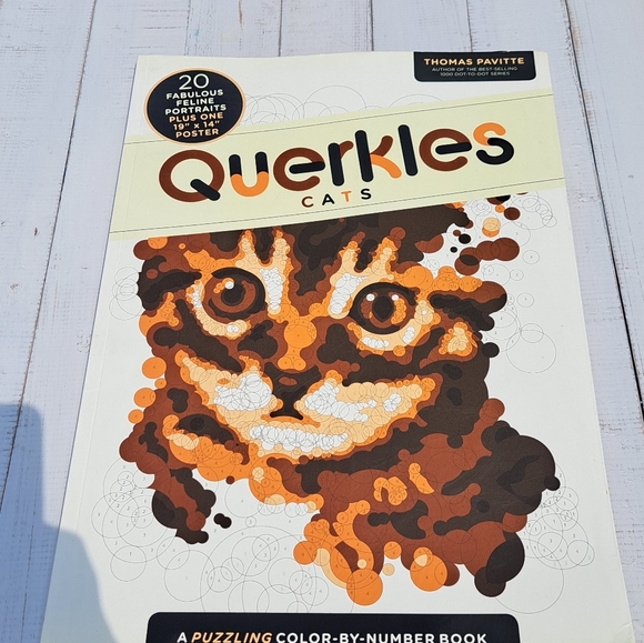 Querkles | Office | Querkles Cats Coloring Book | Poshmark